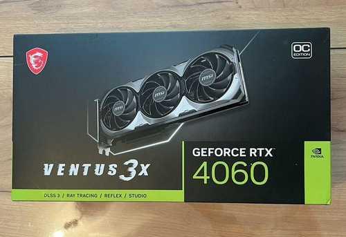 Видеокарта Msi Geforce RTX 4060 ventus 3x