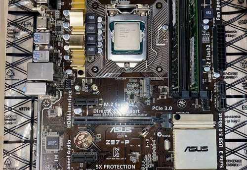 Intel Core i7 4790K + мат.плата + опер.память