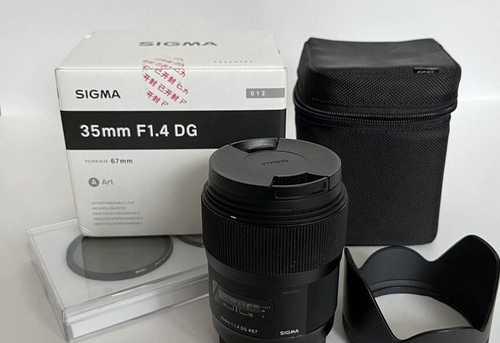 Объектив AF 35mm f1.4 DG HSM Art Canon EF