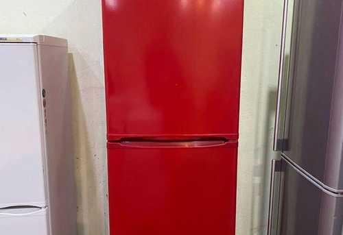 Красный холодильник "Stinol" с гарантией