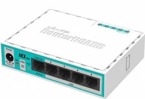 MikroTik Маршрутизатор HEX lite RB750R2 5port