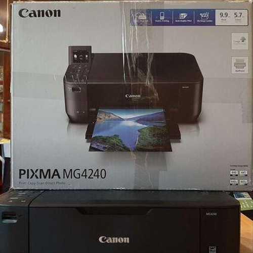 Цветной струйный принтер canon pixma MG 4240