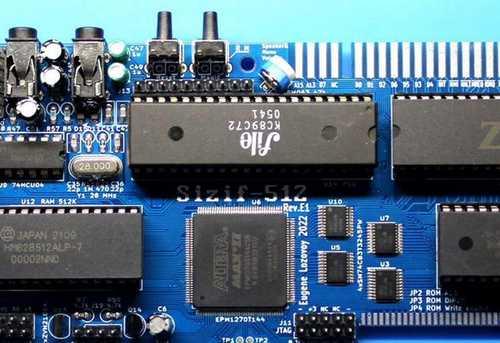 Sizif-512 ревизия E1 клон ZX Spectrum на базе cpld