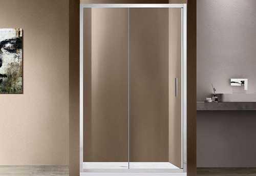 Душевая дверь Garda VDS-1G160CL, 1600, хром, стек