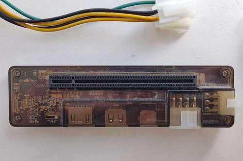 Райзер pci-e x1 для ноутбука. EXP GDC