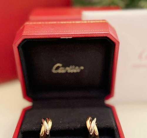 Серьги Cartier Trinity, оригинал