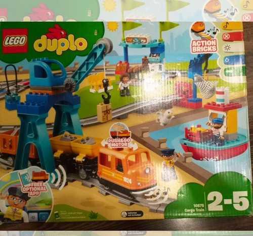 Конструктор lego Duplo 10875 Грузовой поезд