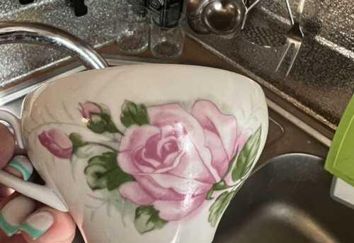 Чашка дулево розы