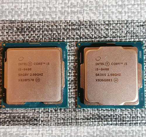 Процессор Intel core i5 9400f