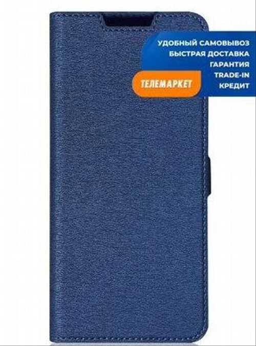 Чехол-книжка DF для Realme C35 Blue (боковая)