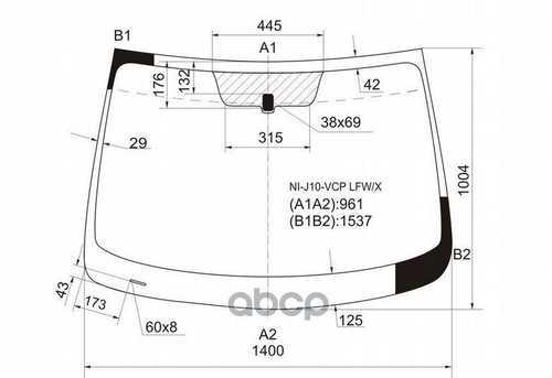 Стекло лобовое Nissan Qashqai 06-13 / Dualis 07