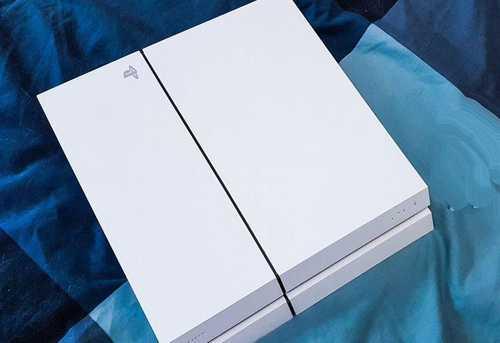 Белая Sony Playstation 4 ps4 лицензия +много игр