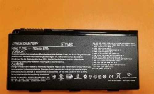 Аккумулятор для ноутбука MSI BTY-M6D ориг