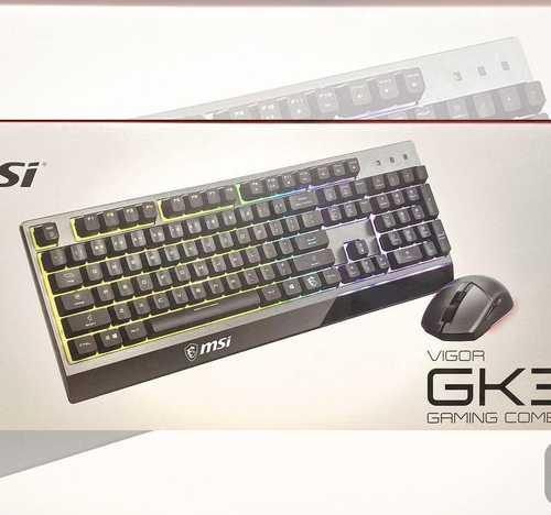 Игровая клавиатура msi vigor gk30 combo