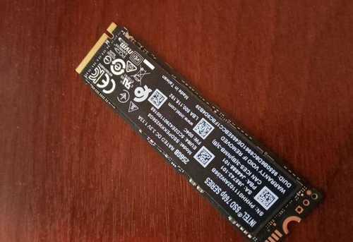 Накопитель SSD Intel 760p 256 гб M.2 nvme