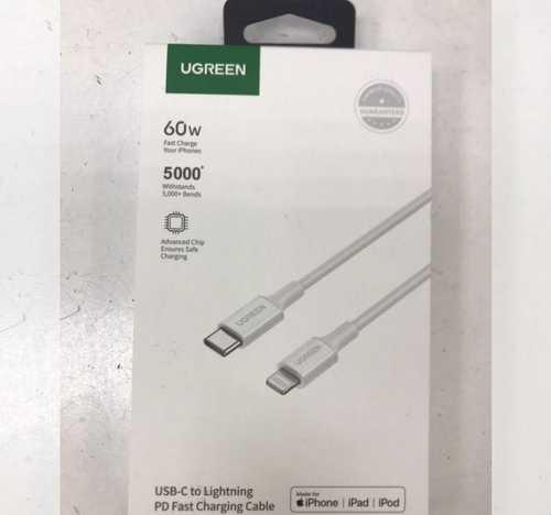 Кабель USB-C to Lightning 1,5 м ugreen