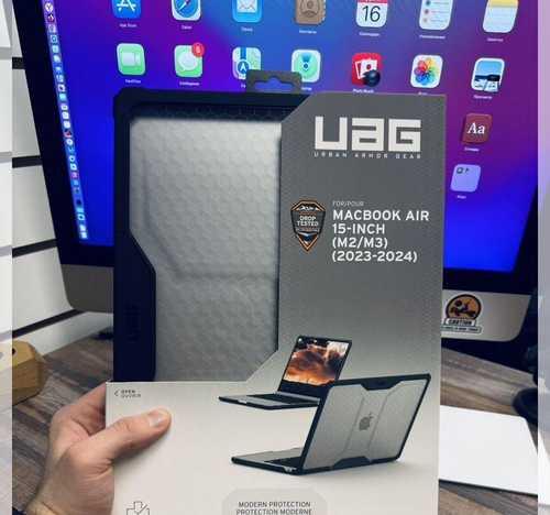 UAG Plyo для MacBook Air 15" (M2–M3, 2023 и новее)