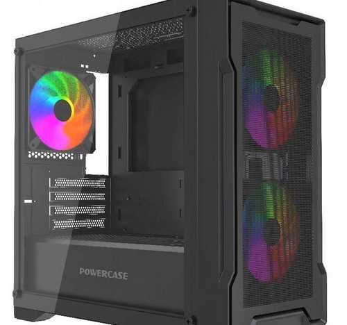 Powercase Mistral Micro X3B argb Black