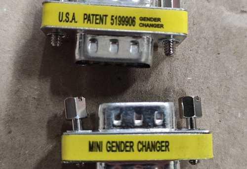 Переходник mini gender changer и DVI - VGA