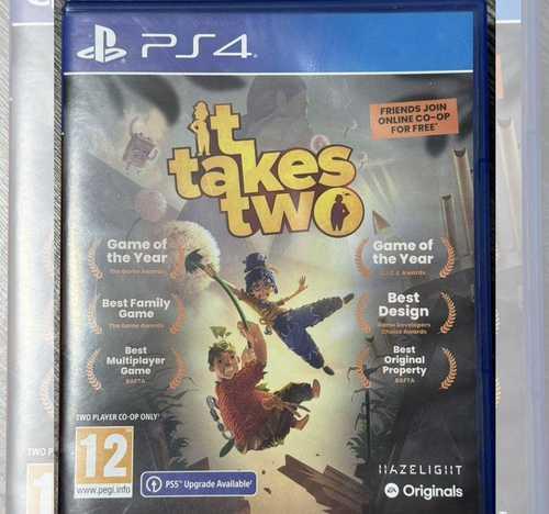 It takes two ps4 диск бу