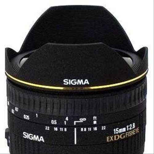 Sigma AF 15mm f/2.8 EX DG diagonal fisheye Nikon F