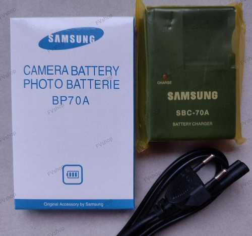 АКБ Samsung BP-70A   зу Samsung SBC-70A Новые