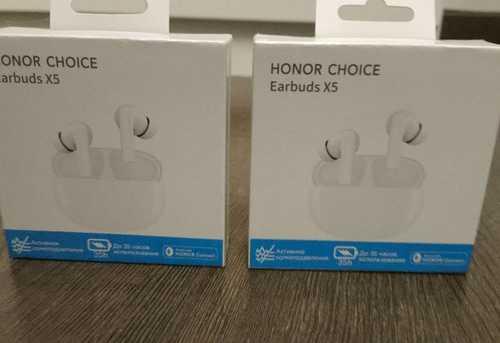 Беспроводные наушники honor choice Earbuds X5