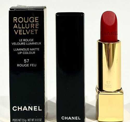 Губная помада chanel 57 rouge FEU