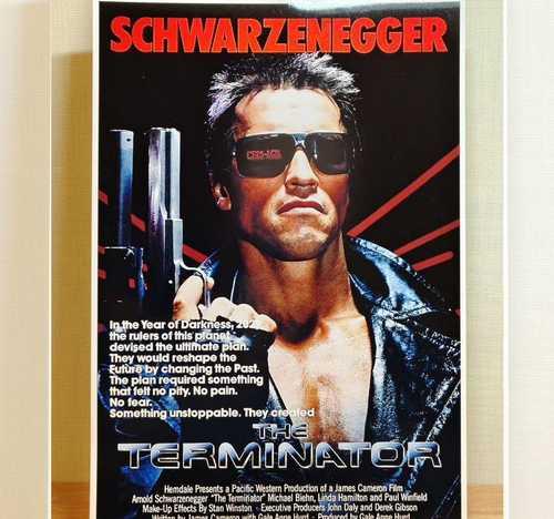 Постер плакат А3 - The Terminator - Schwarzenegger