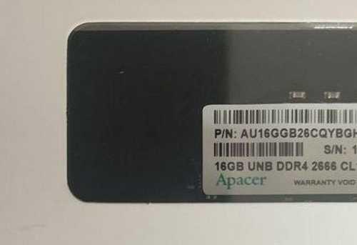 Оперативная память Apacer 16 gb ddr4