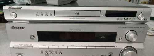 AV-ресивер Pioneer VSX-515 и DVD Player DV-380