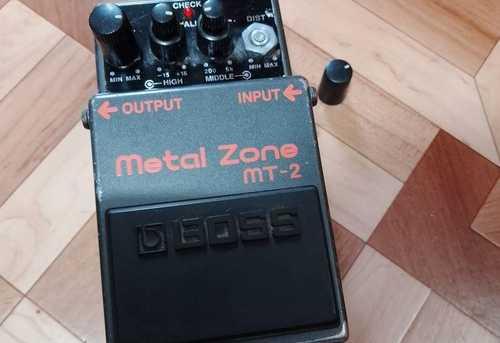 Гитарная педаль Boss MT-2 Metal zone