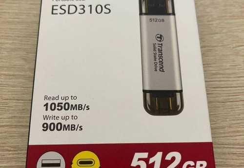 Внешний SSD 512 гб Transcend ESD310S