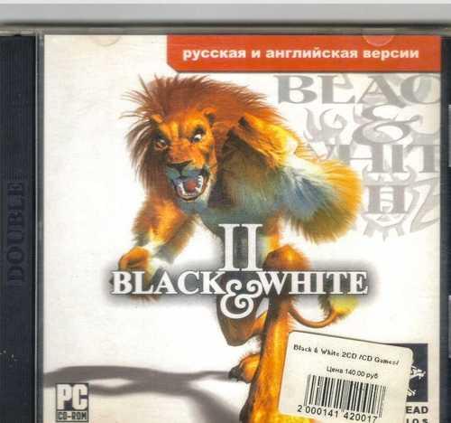 Black and White 2. пк PC 2 CD диск