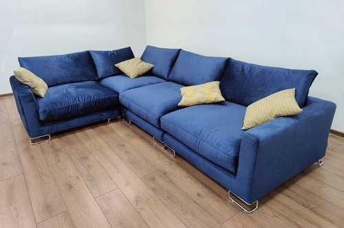 Модульный пуховый премиум угловой диван "Неаполь"