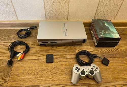 Sony Playstation 2 Sony PS2 Fat scph-50008 silver