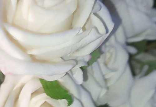 Белые розы для Виктории 15шт
