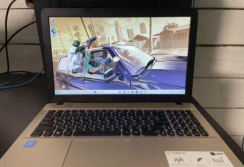 Производительный ноутбук Asus 4gb/4ядра