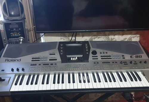 Синтезатор roland e 80