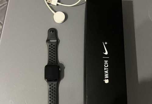 Часы apple watch 4 nike series