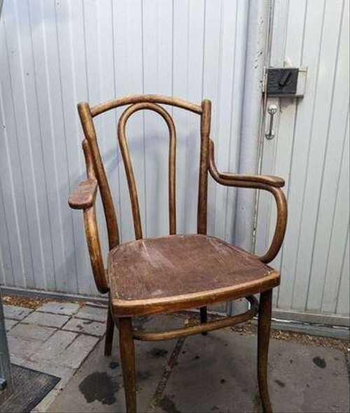 Старинный венский стул-кресло Thonet (Тонет)