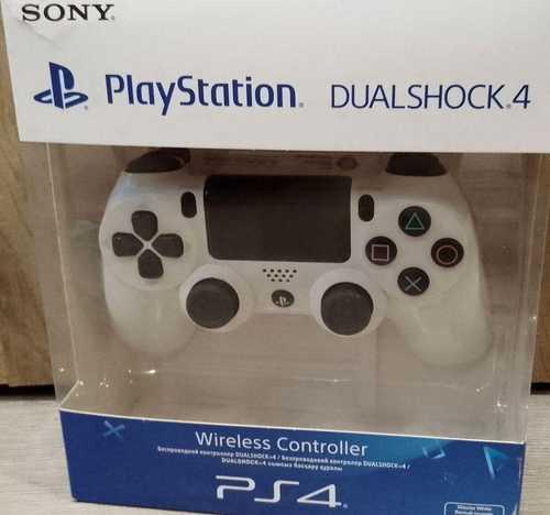 Геймпад б/у оригинал Sony Dualshock 4 v2 Glacier W