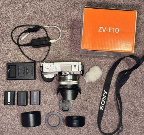 Sony zv-e10 kit с аксессуарами