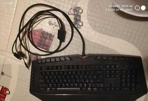 Игровая клавиатура Lenovo Y Gaming и мышь Razer