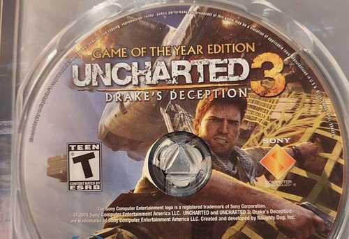 Диск игра для playstation 3 uncharted 3