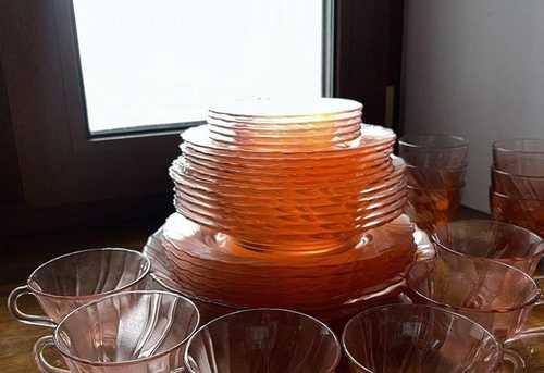 Набор стеклянной столовой посуды vereco
