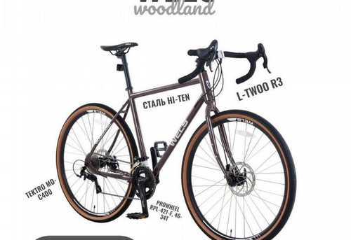 Туринговый велосипед Wels Woodland коричневый