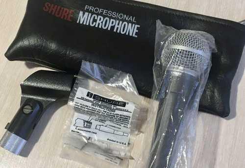 Винтажный микрофон Shure SM-58 (Made in USA)