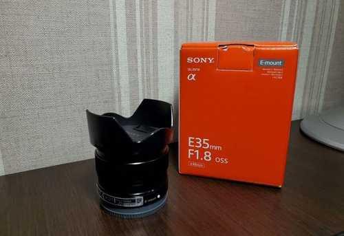 Продам объектив Sony 35 mm 1.8