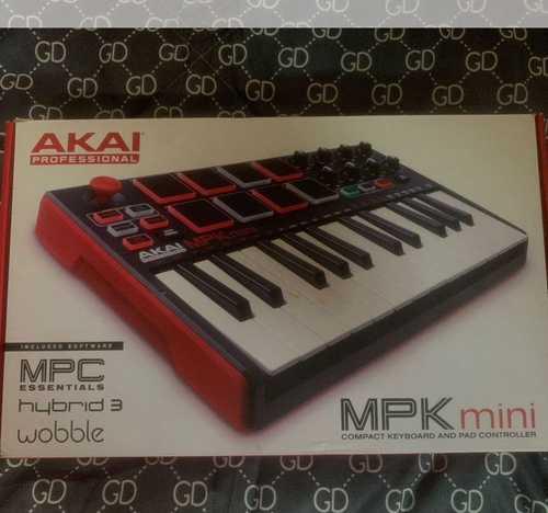 Akai mpc mini midi-клавиатура